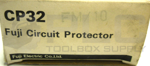 NEW FUJI ELECTRIC CP32FM/10 CIRCUIT PROTECTOR 2 POLE - PLC Toolbox Supply
