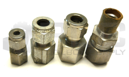 NEW LOT OF 12 MISC. PARKER GYROLOK SWAGELOK COUPLING UNIONS REDUCER ...