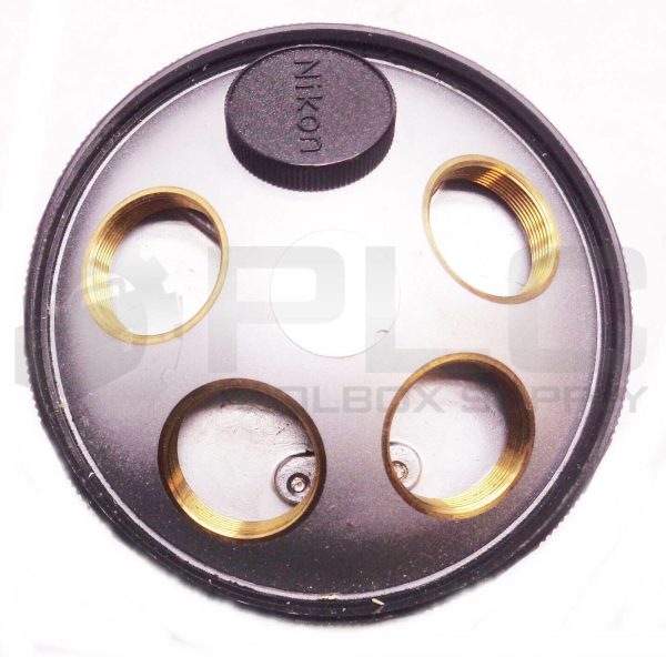 NEW NIKON 5 OBJECTIVE NOSEPIECE TURRET FOR MICROSCOPE - PLC Toolbox Supply