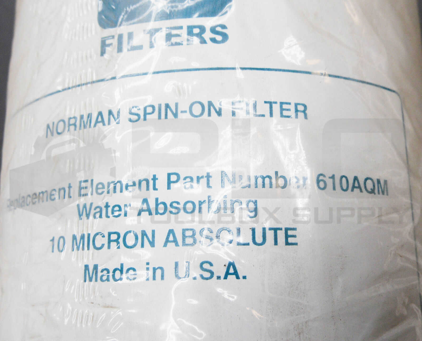 NEW NORMAN 610AQM SPIN ON FILTER 10 MICRON - PLC Toolbox Supply