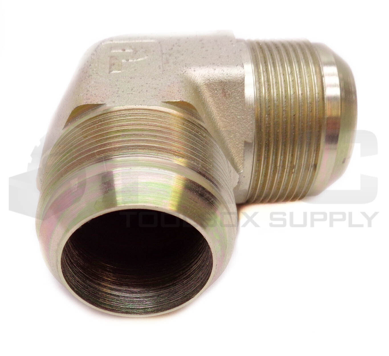 NEW PARKER PAR24ETXS TRIPLE-LOK 37° FLARE JIC 90° ELBOW TUBE FITTING 24ETXS - PLC Toolbox Supply