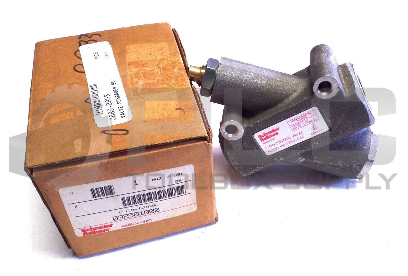 NEW PARKER SCHRADER BELLOWS 032501000 FLOW CONTROL VALVE 32501000 - PLC ...