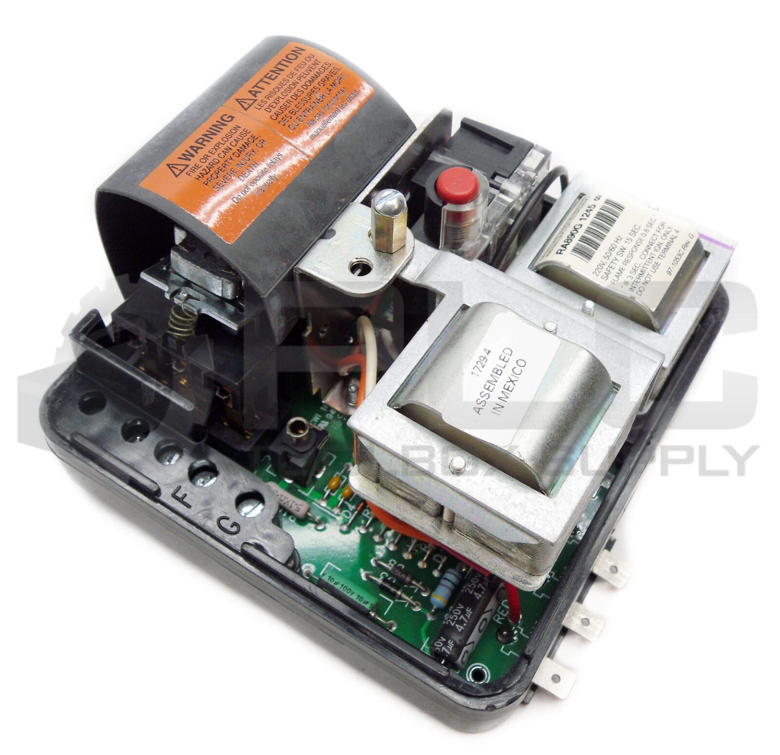 HONEYWELL RA890G 1245 CONTROL BOX BURNER CONTROLLER 220V 50/60HZ REV B ...