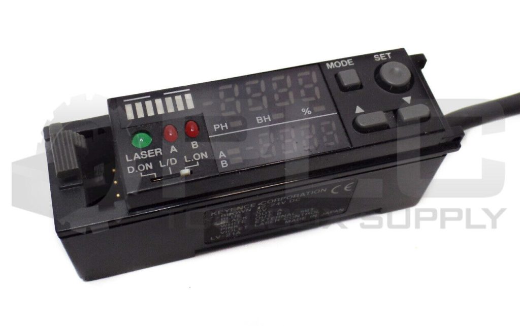 KEYENCE LV-21A AMPLIFIER UNIT, MAIN UNIT, NPN - PLC Toolbox Supply