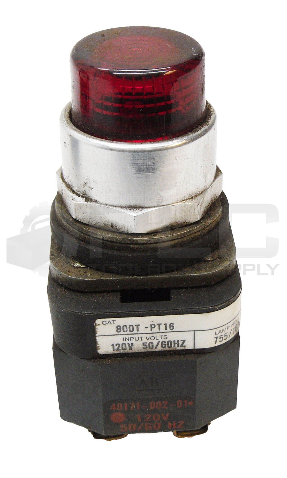 LOT OF 4 ALLEN BRADLEY 800T-PT16 /T PUSH BUTTON W/800T-XA /D W/40171-002-01 - PLC Toolbox Supply