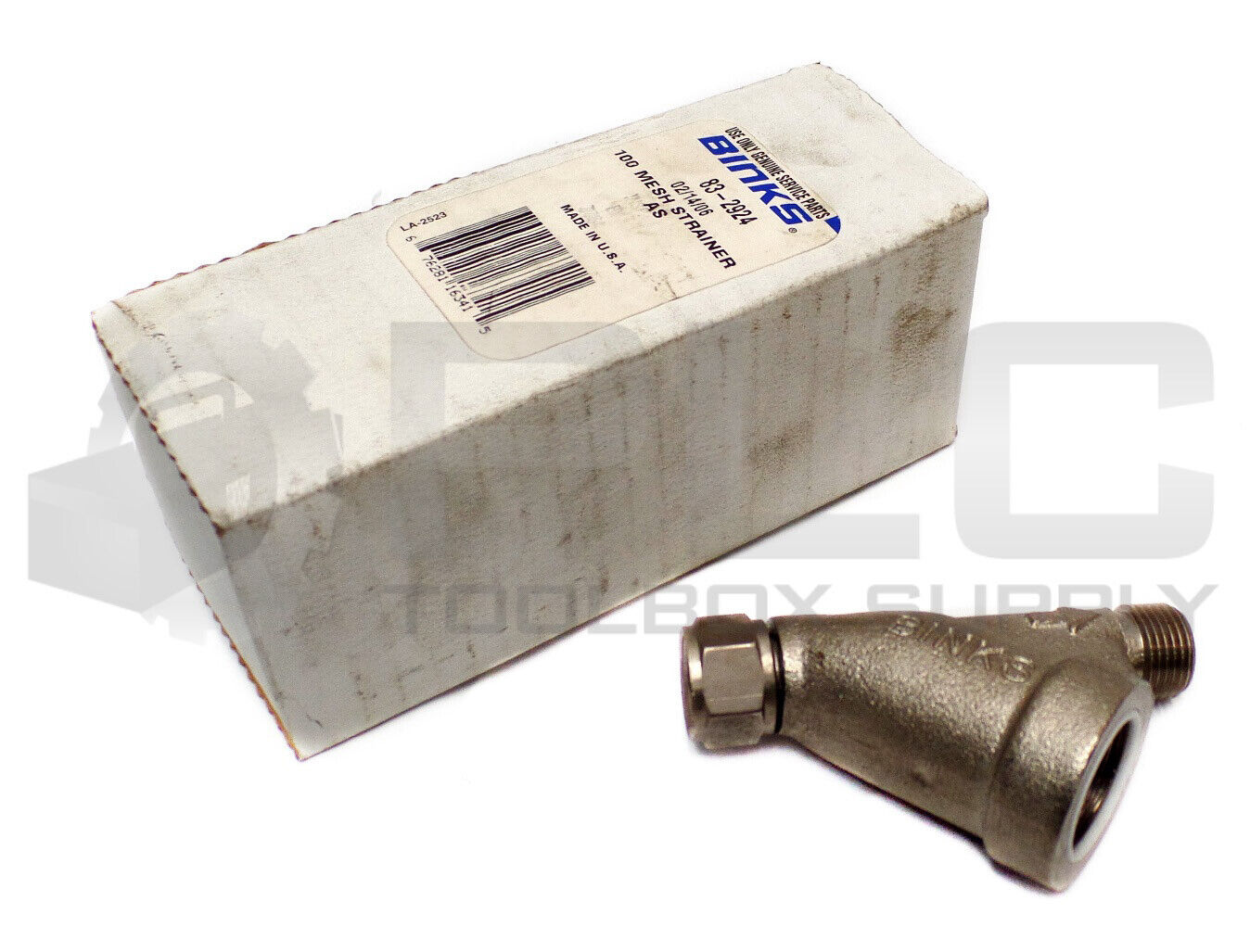 NEW BINKS 83-2924 IN LINE Y-STRAINER, 3/8”NPS(F) - PLC Toolbox Supply