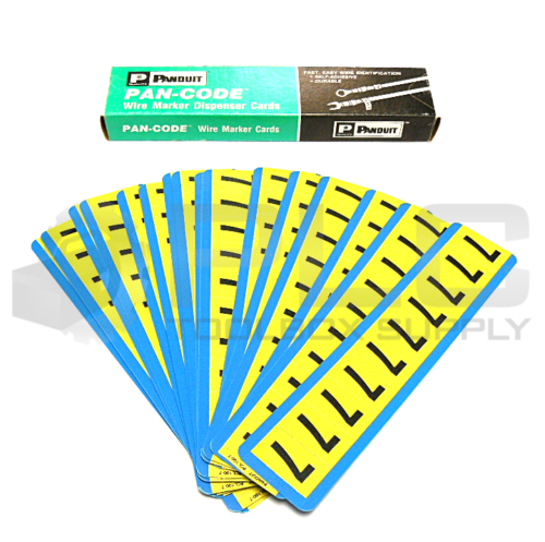 NEW BOX OF 19 PANDUIT PCL100-7 MARKER LABELS - PLC Toolbox Supply