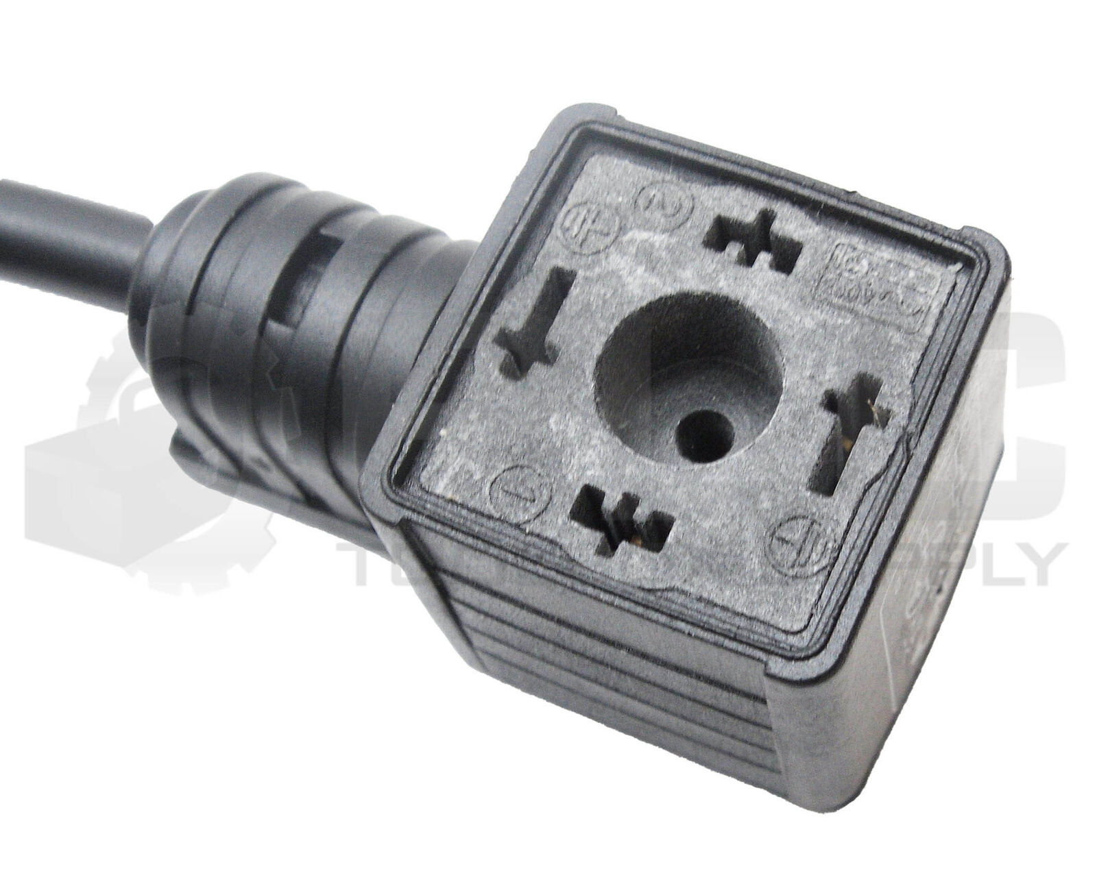 NEW CNE MA6-V5 SOLENOID VALVE CONNECTOR CABLE 24V APPROX. 16′ - PLC ...