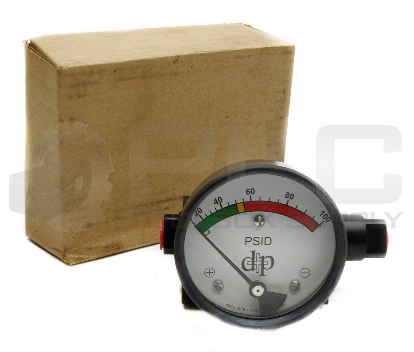 NEW DIFFERENTIAL PRESSURE PLUS DPH200 PGA35S4LB100PC GAUGE, 3000PSI, 1/ ...