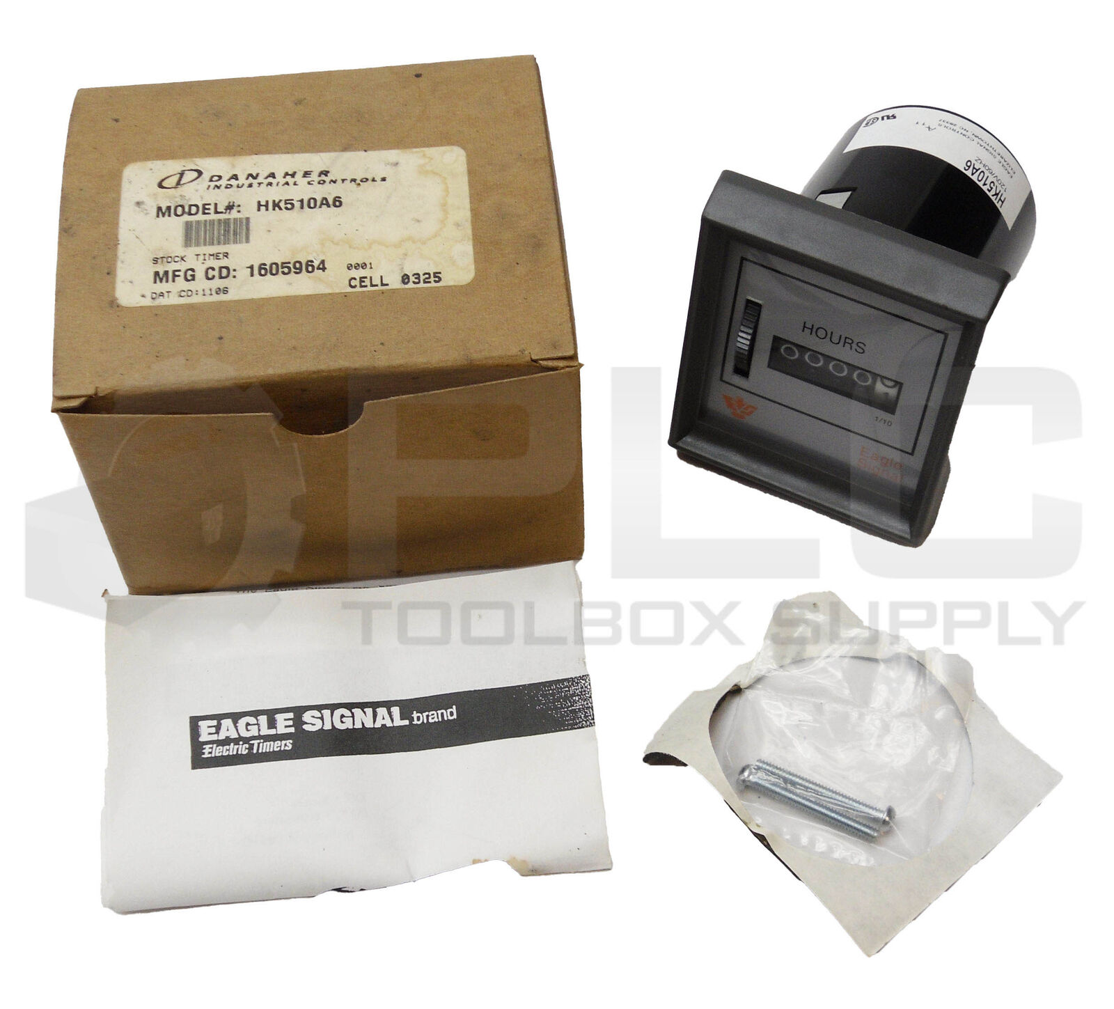 NEW EAGLE SIGNAL CONTROLS HK510A6 5 DIGIT TIME TOTALIZER 120V 60HZ ...