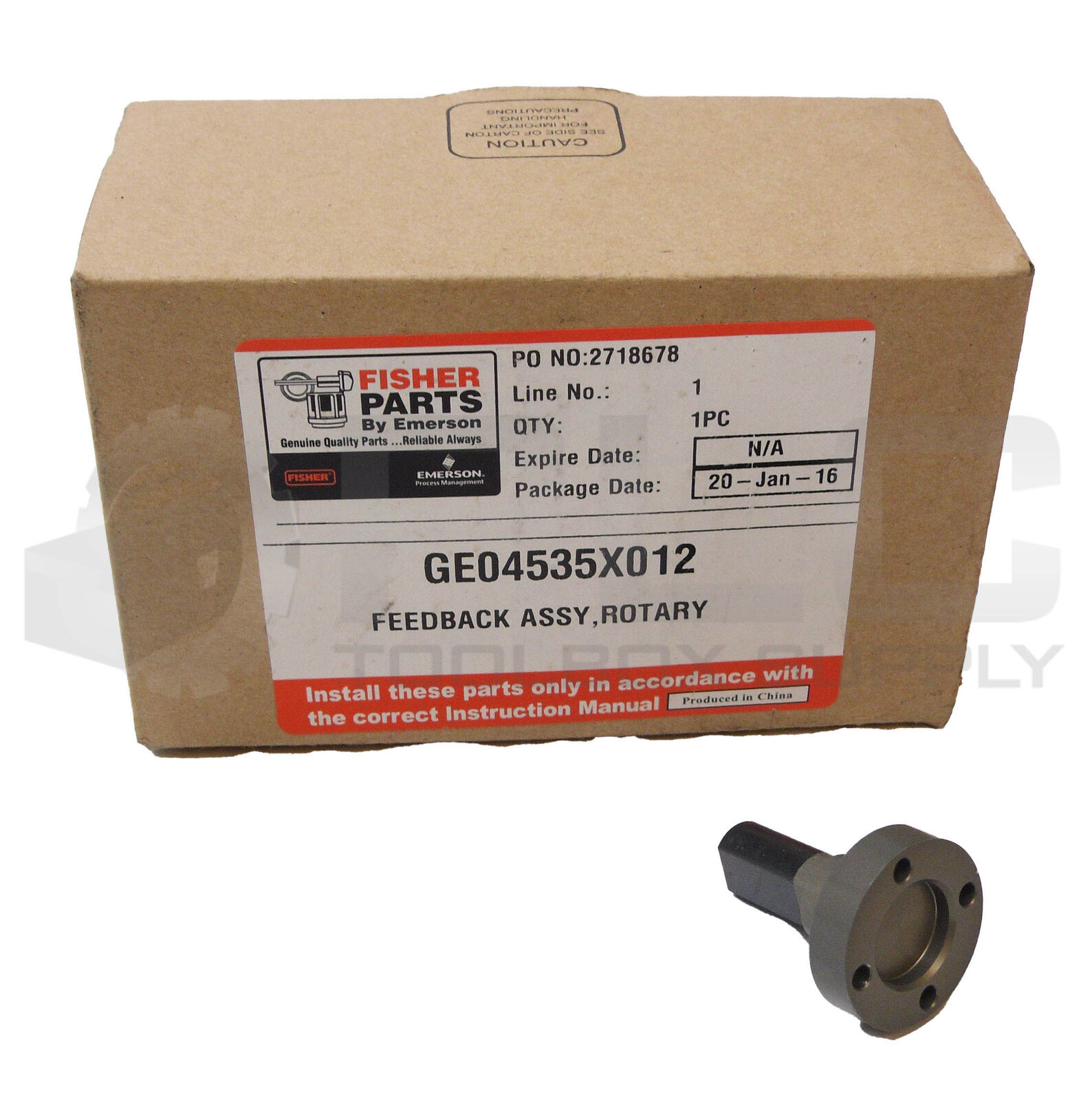 NEW FISHER CONTROLS GE04535X012 ROTARY FEEDBACK ASSEMBLY - PLC Toolbox ...