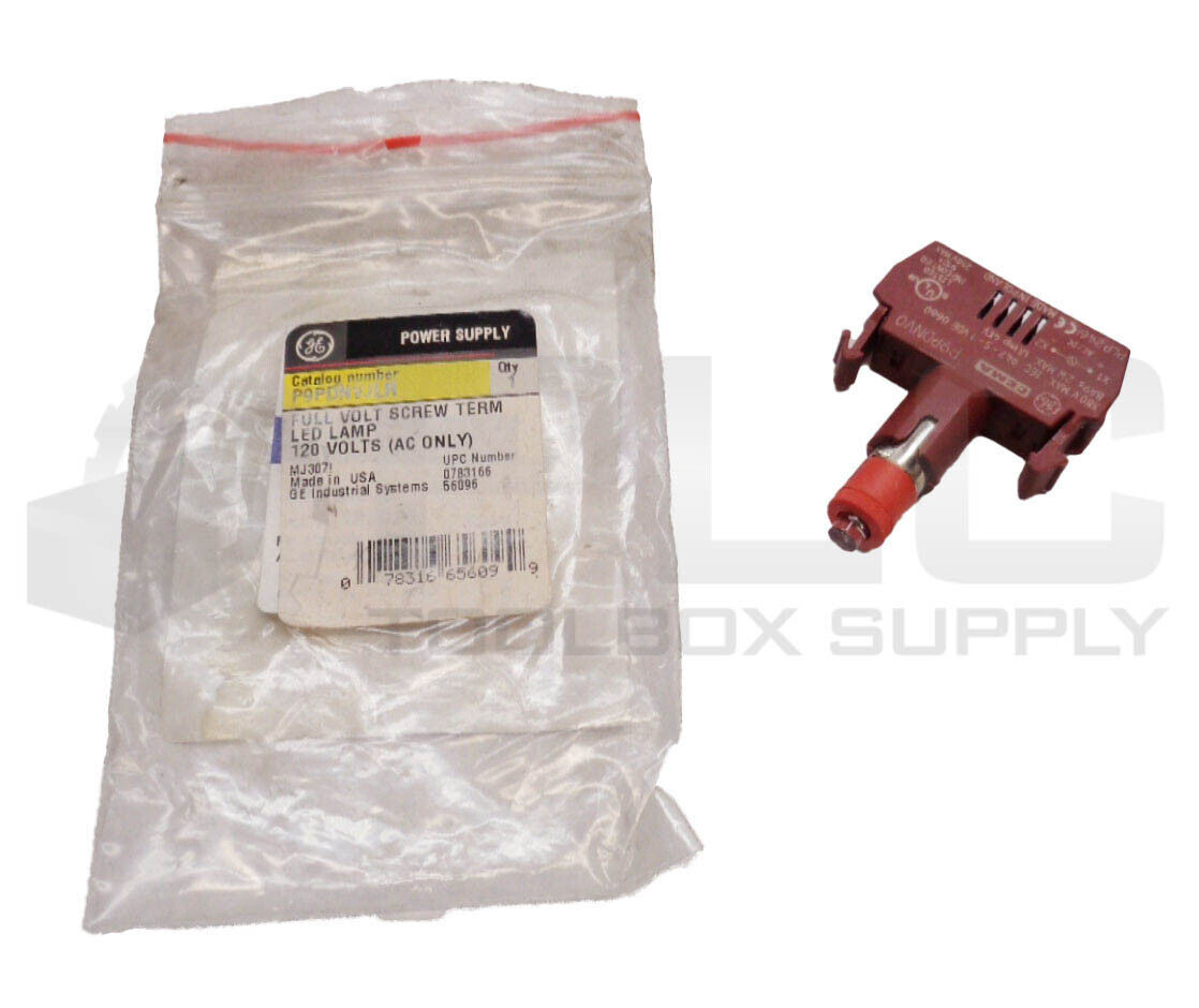 NEW GENERAL ELECTRIC P9PDNVJLR FULL VOLT SCREW TERM LED LAMP 120V - PLC ...