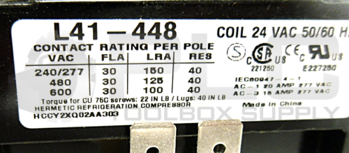 NEW GENERAL PURPOSE L41-448 CONTRACTOR - PLC Toolbox Supply