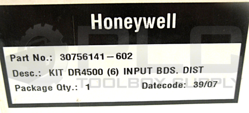 NEW HONEYWELL 30756141-602 INPUT BOARD KIT - PLC Toolbox Supply