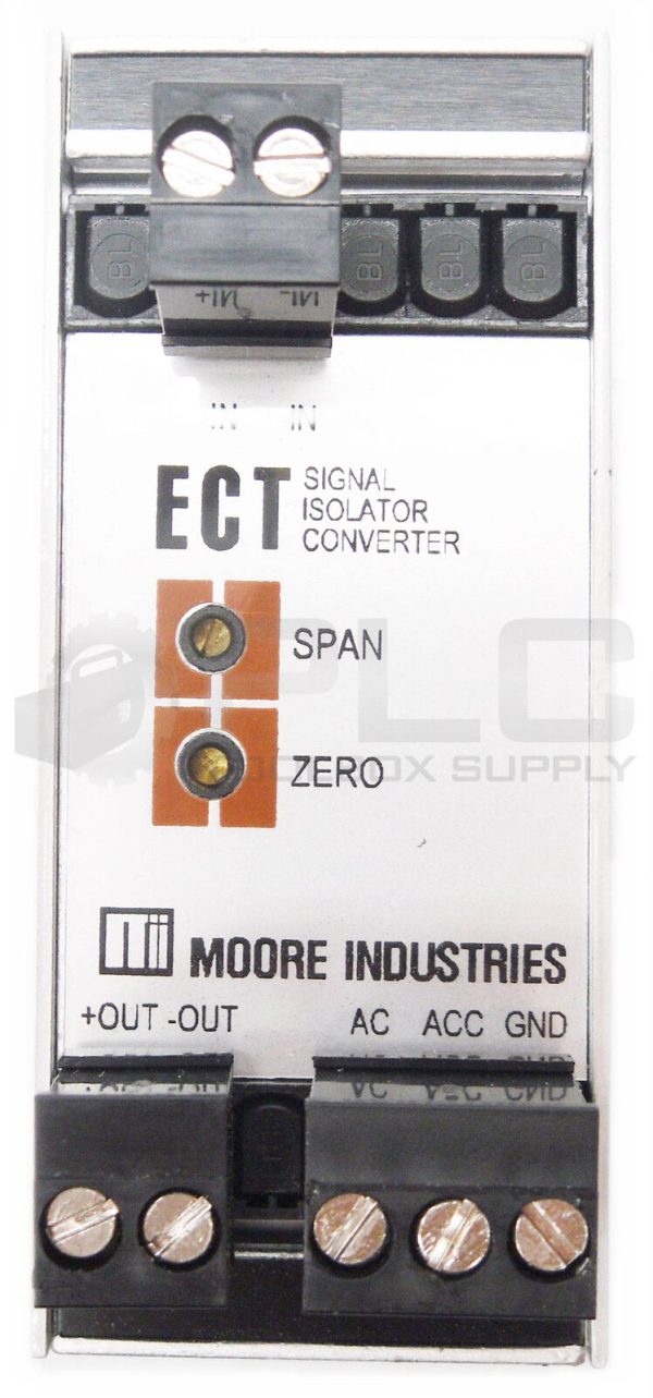NEW MOORE INDUSTRIES ECT/4-20MA/4-20MA/117AC SIGNAL ISOLATOR & CONVERTER - PLC Toolbox Supply