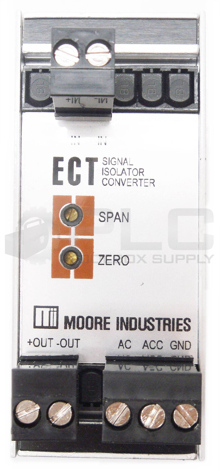 NEW MOORE INDUSTRIES ECT/4-20MA/4-20MA/117AC SIGNAL ISOLATOR & CONVERTER - PLC Toolbox Supply