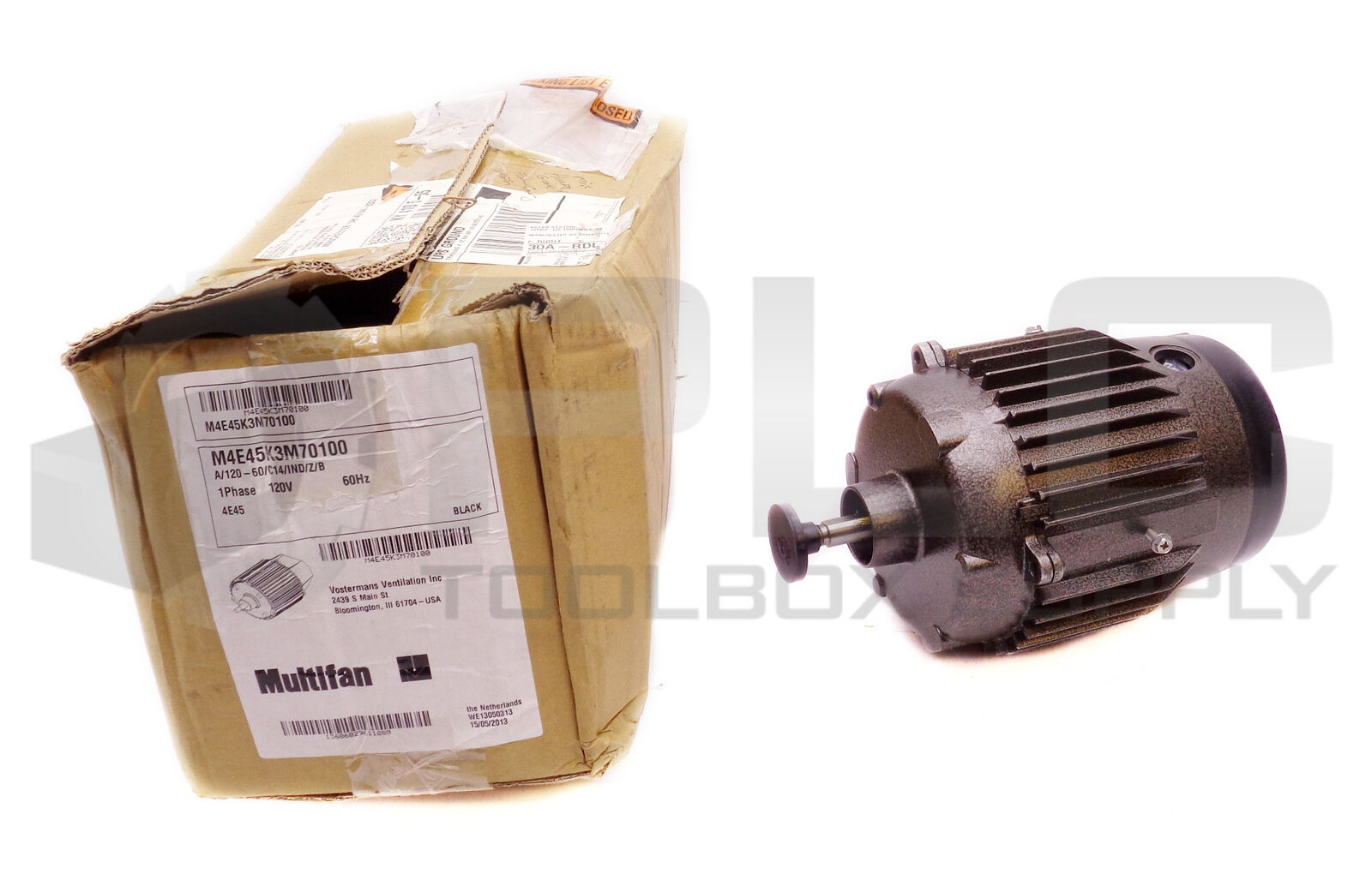 NEW MULTIFAN M4E45K3M70100 FAN MOTOR 120V 60HZ PHASE 1 - PLC Toolbox Supply