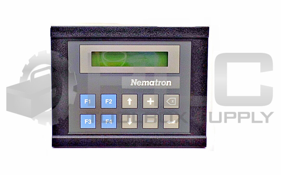 NEW NEMATRON IWS-30M OPERATOR INTERFACE LCD 10KEY 0.5AMP 24VDC - PLC ...