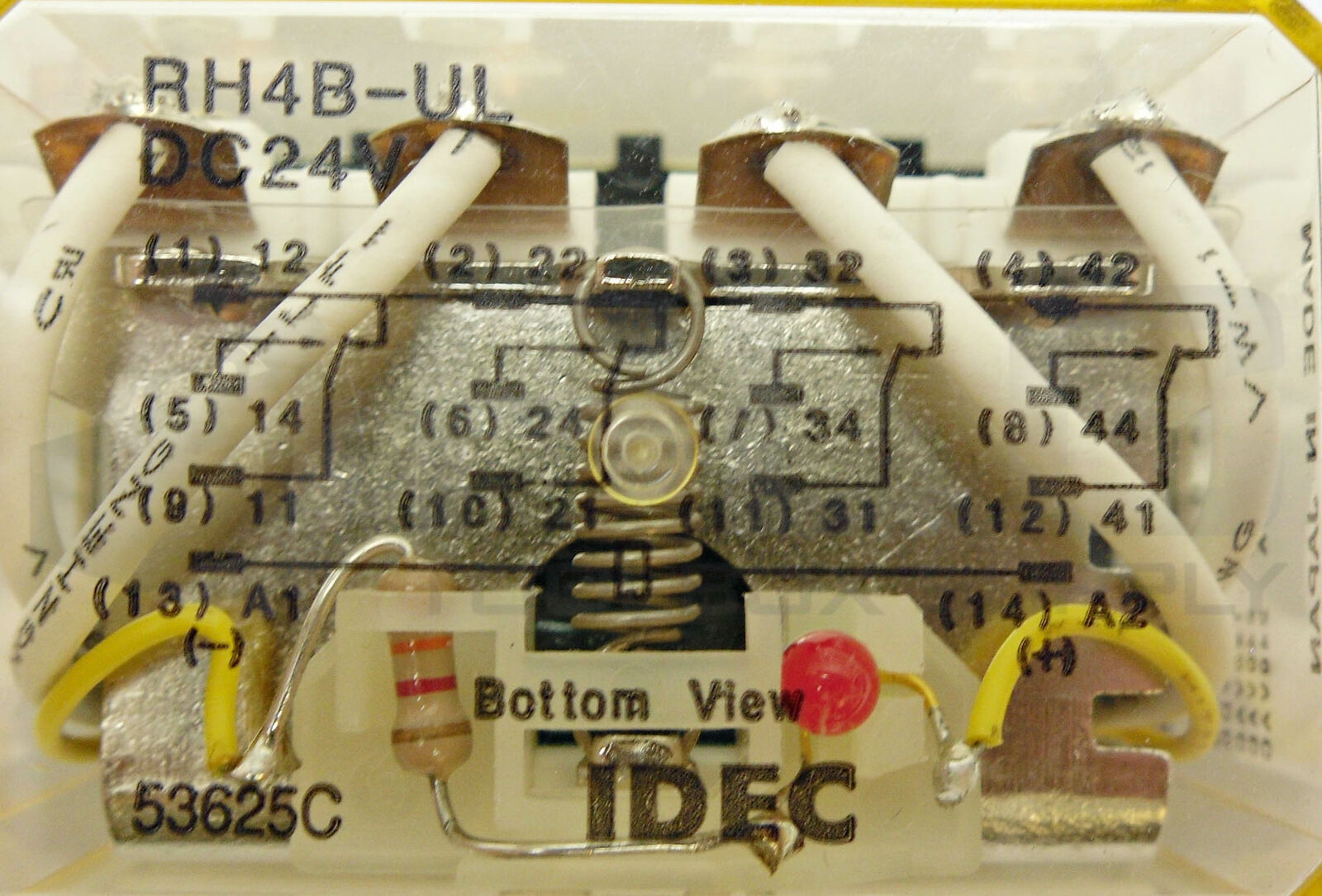LOT OF 6 IDEC RH4B-UL RELAY 24V - PLC Toolbox Supply