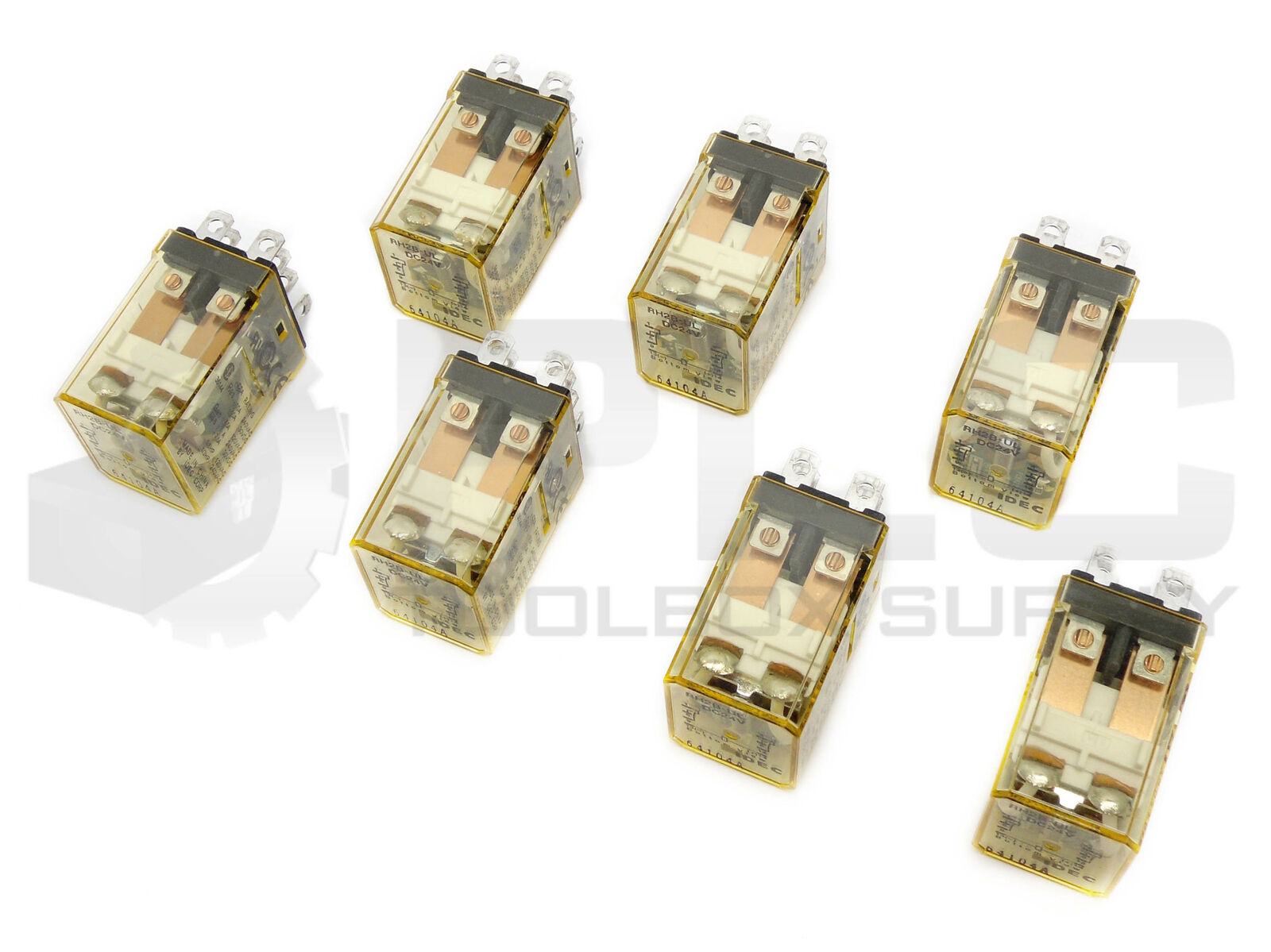 LOT OF 7 IDEC RH2B-UL RELAY 24V - PLC Toolbox Supply