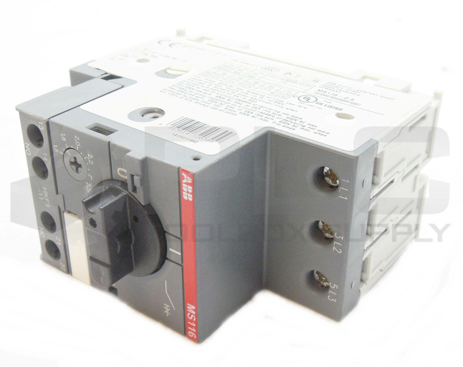 NEW ABB MS116-2.5 MANUAL MOTOR STARTER - PLC Toolbox Supply