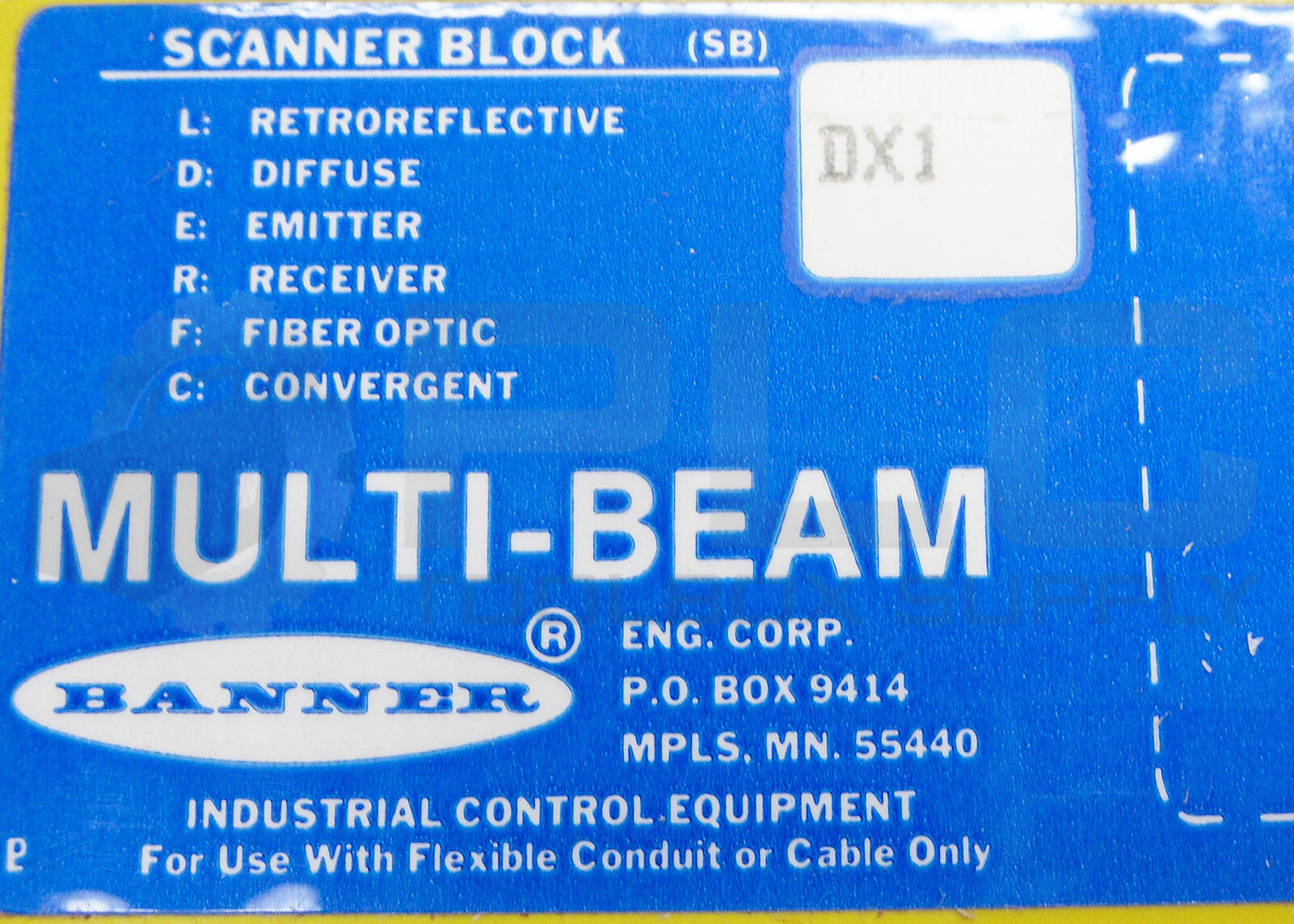 NEW BANNER DX1 MULTI BEAM SCANNER BLOCK *READ* - PLC Toolbox Supply