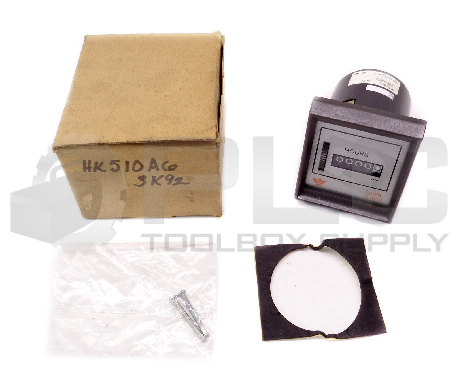 NEW EAGLE SIGNAL HK510A6 3K92 ELECTRIC PANEL TOTALIZER TIMER 120V/60HZ ...