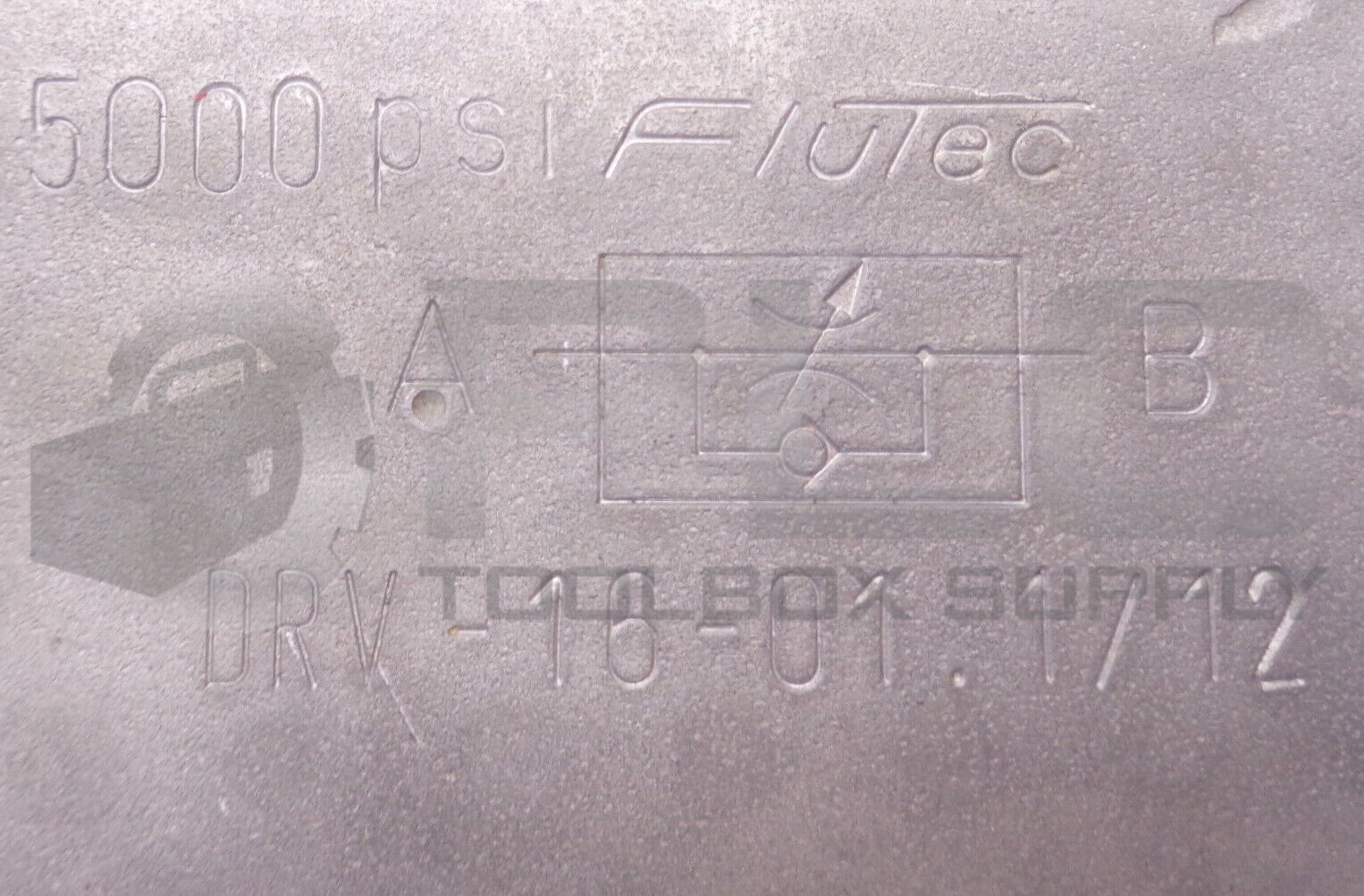 NEW FLUTEC DRV-16-01.1/12 THROTTLE VALVE CONTROL 2WAY 3/4IN NPT 5000PSI ...