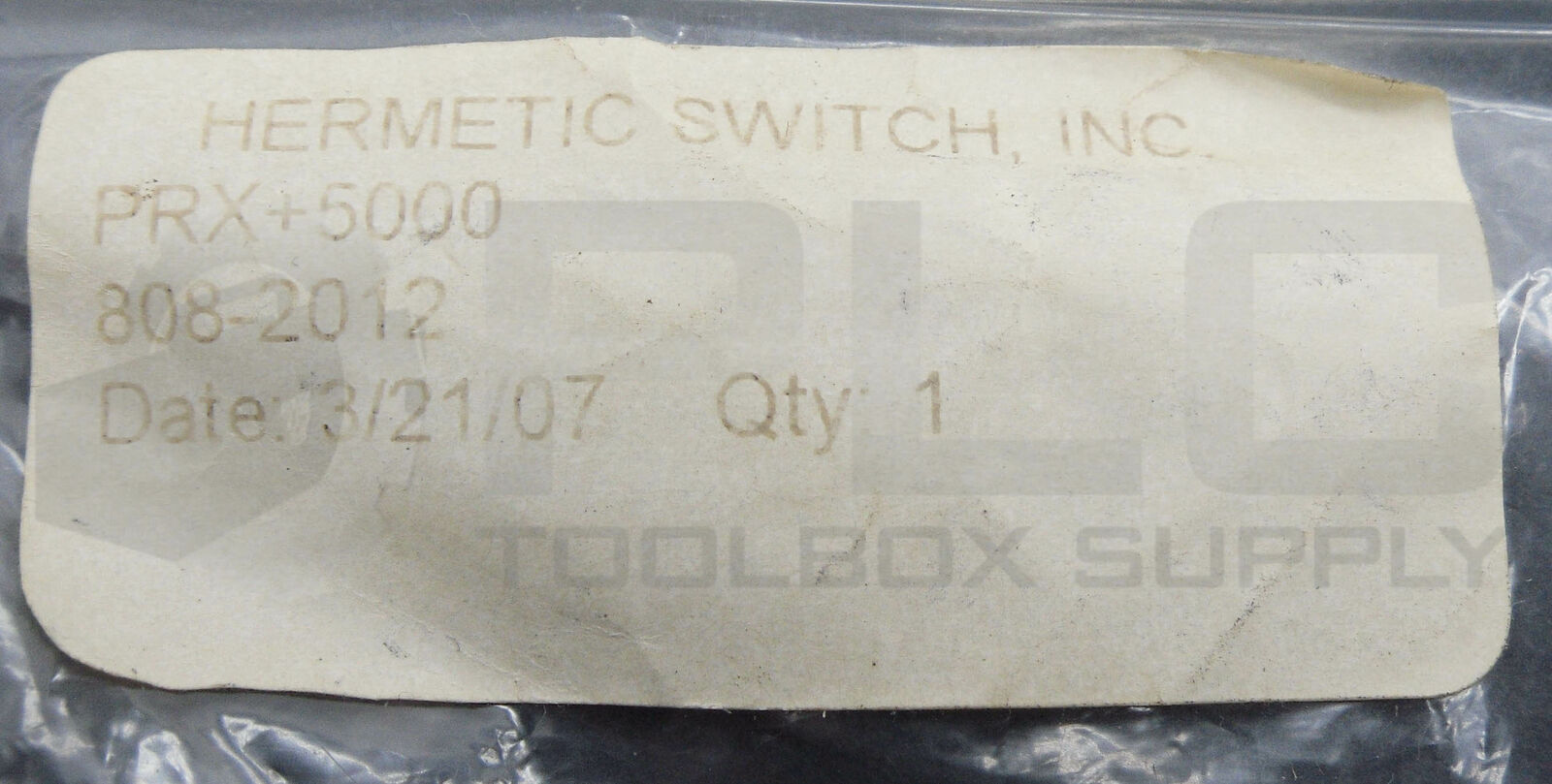 NEW HSI PRX+5000 MAGNETIC SWITCH - PLC Toolbox Supply