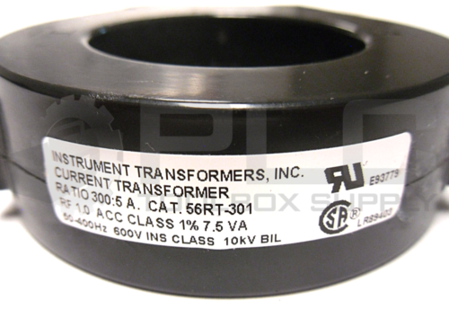 NEW INSTRUMENT TRANSFORMERS 56RT-301 CURRENT TRANSFORMER - PLC Toolbox ...