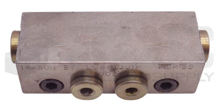 NEW LUBRIQUIP TRABON MANZEL MSP-5S DIVIDER VALVE - PLC Toolbox Supply