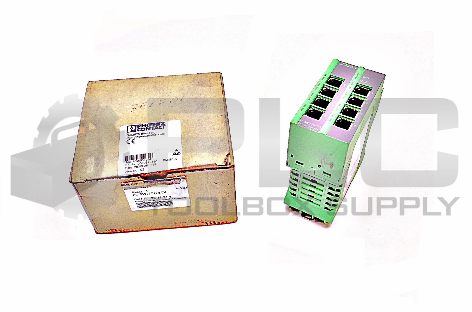 NEW PHOENIX CONTACT FL SWITCH 8TX INDUSTRIAL ETHERNET SWITCH - PLC ...