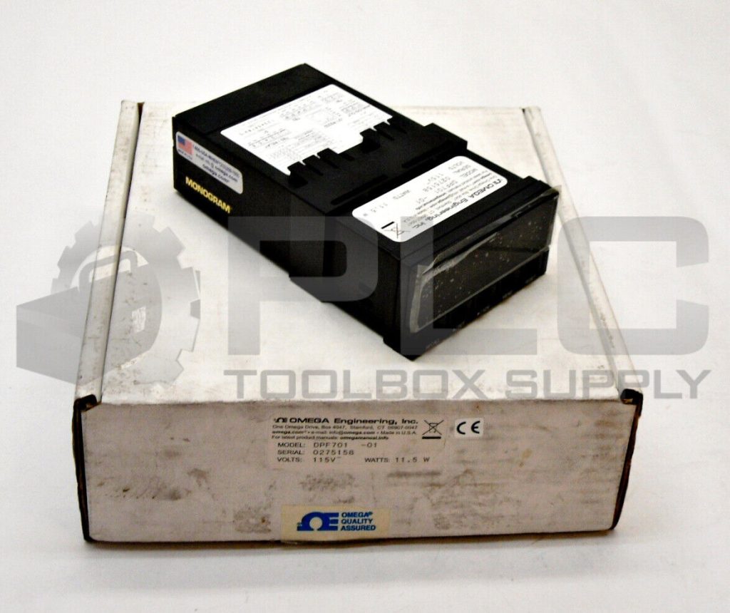 NEW OMEGA DPF701-01 RATE METER TOTALIZER CONTROLLER - PLC Toolbox Supply