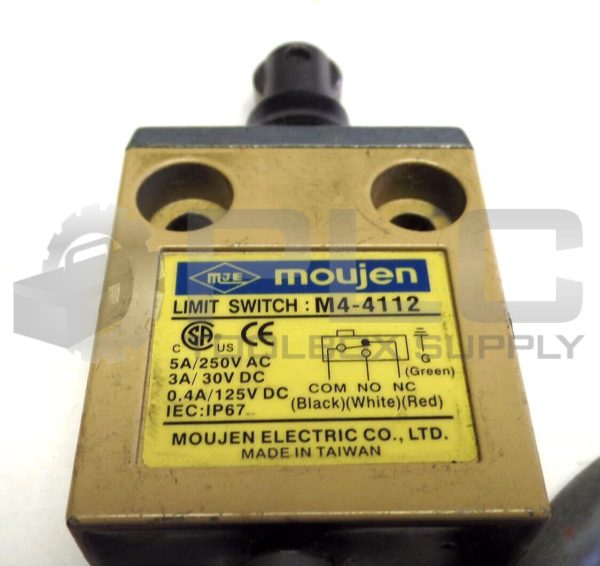 MOUJEN M4-4112 LIMIT SWITCH - PLC Toolbox Supply