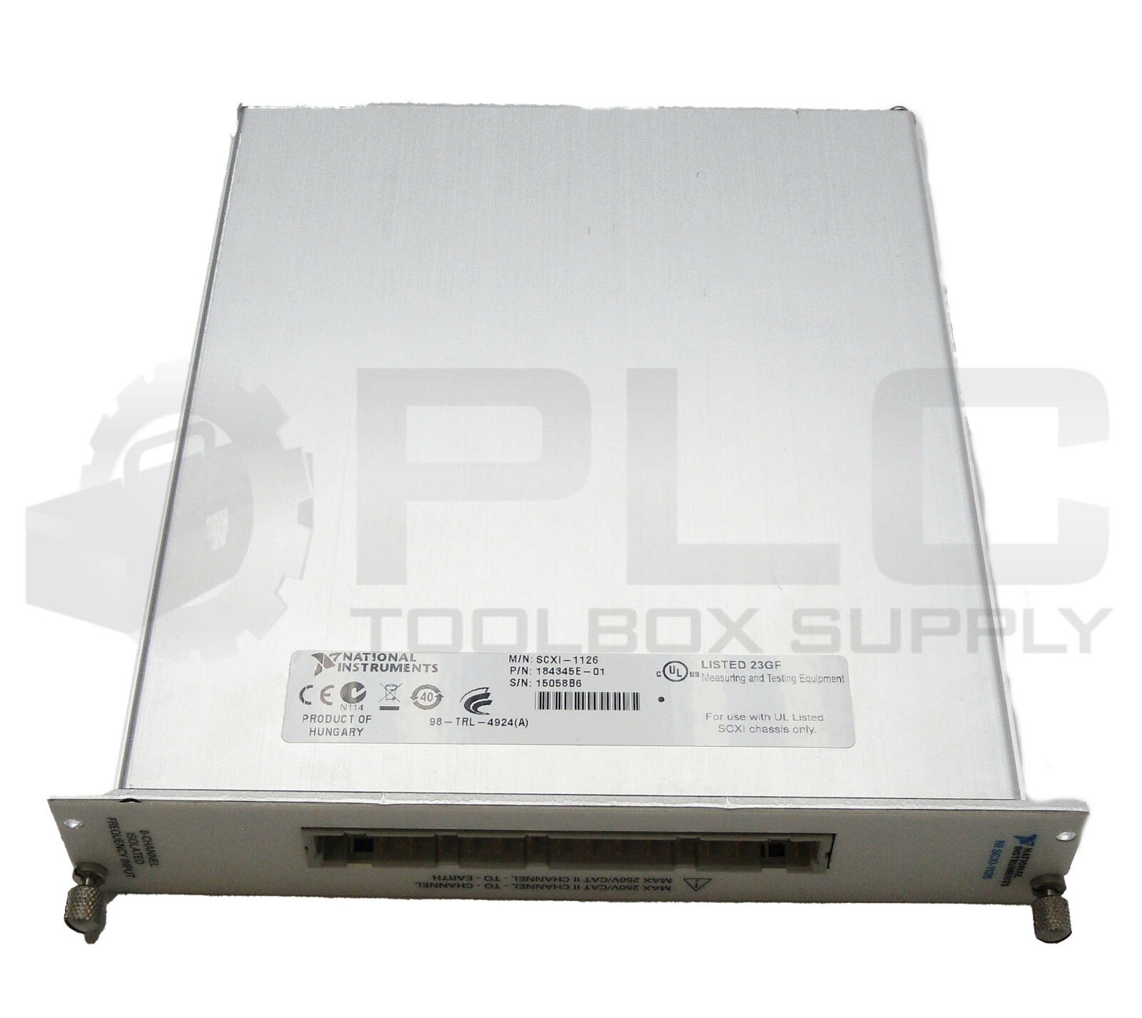 NATIONAL INSTRUMENTS SCXI-1126 8-CHANNEL ISOLATED FREQUENCY INPUT ...