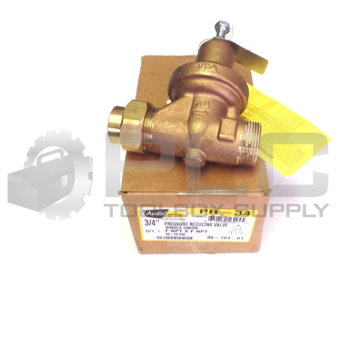 NEW APOLLO VALVE PR34 3610401 25-75 PSI 3/4 NPT - PLC Toolbox Supply