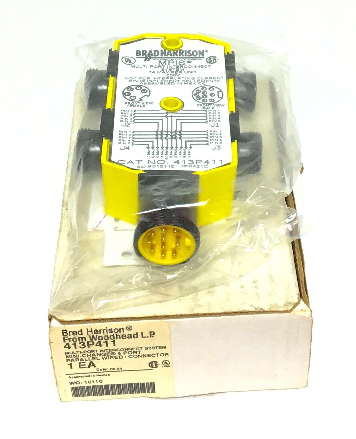 NEW BRAD HARRISON 413P411 MPIS MULTI-PORT INTERCONNECT SYSTEM - PLC ...