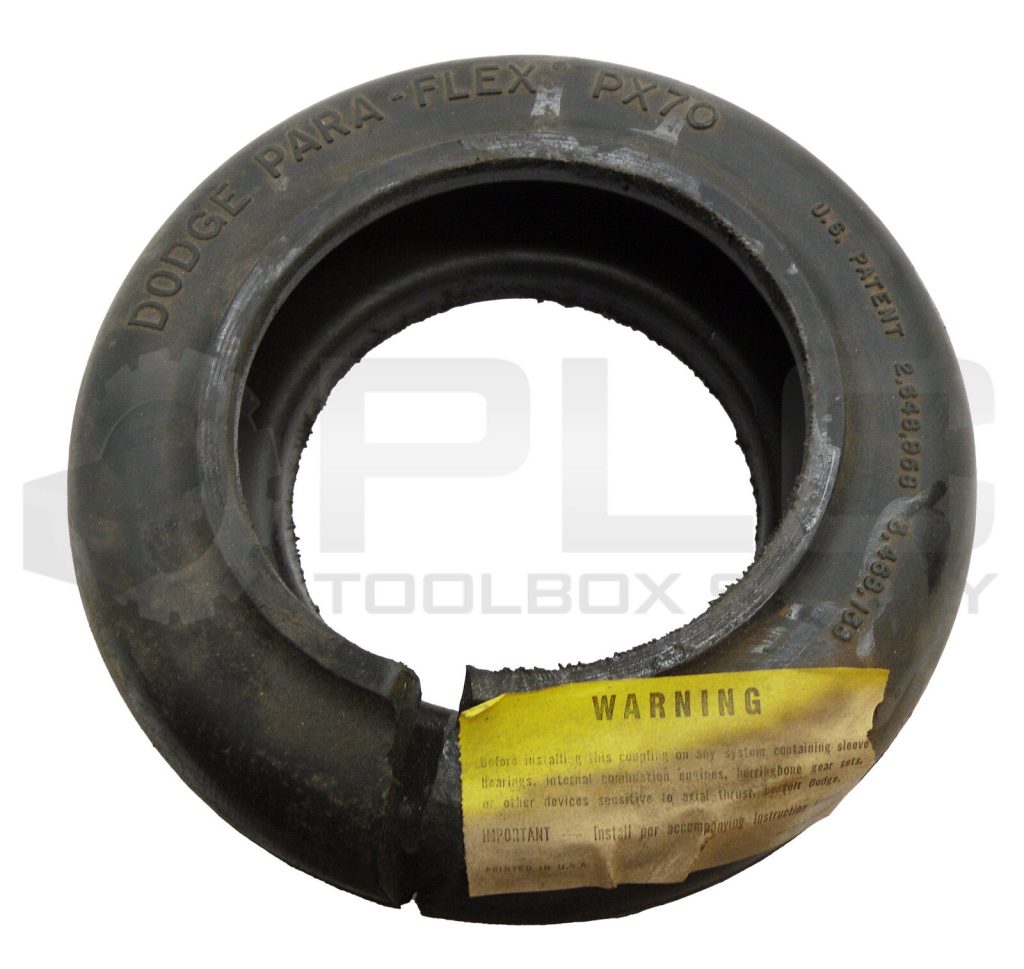 NEW DODGE PX70 RUBBER PARA-FLEX COUPLING 70 SIZE *READ* - PLC Toolbox ...