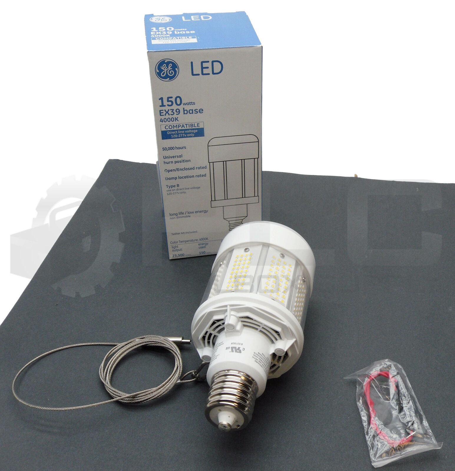 NEW GENERAL ELECTRIC LED150ED28/740 LED LIGHT BULB 4000K 150W EX39 BASE ...