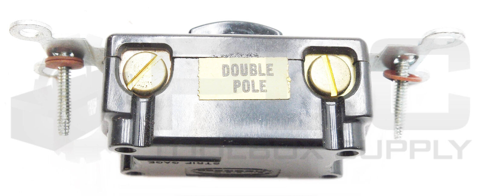 NEW HUBBELL 1202-L LOCKING A.C. FLUSH TOGGLE SWITCH DOUBLE POLE 15A 120 ...