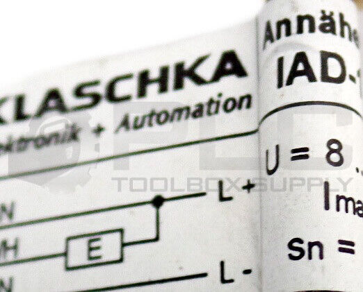 NEW KLASCHKA IAD-12MG45B2-7TK1A SENSOR - PLC Toolbox Supply