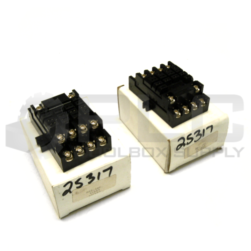 NEW LOT OF 2 MAGNECRAFT STRUTHERS-DUNN 41005 14 PIN RELAY SOCKET - PLC ...