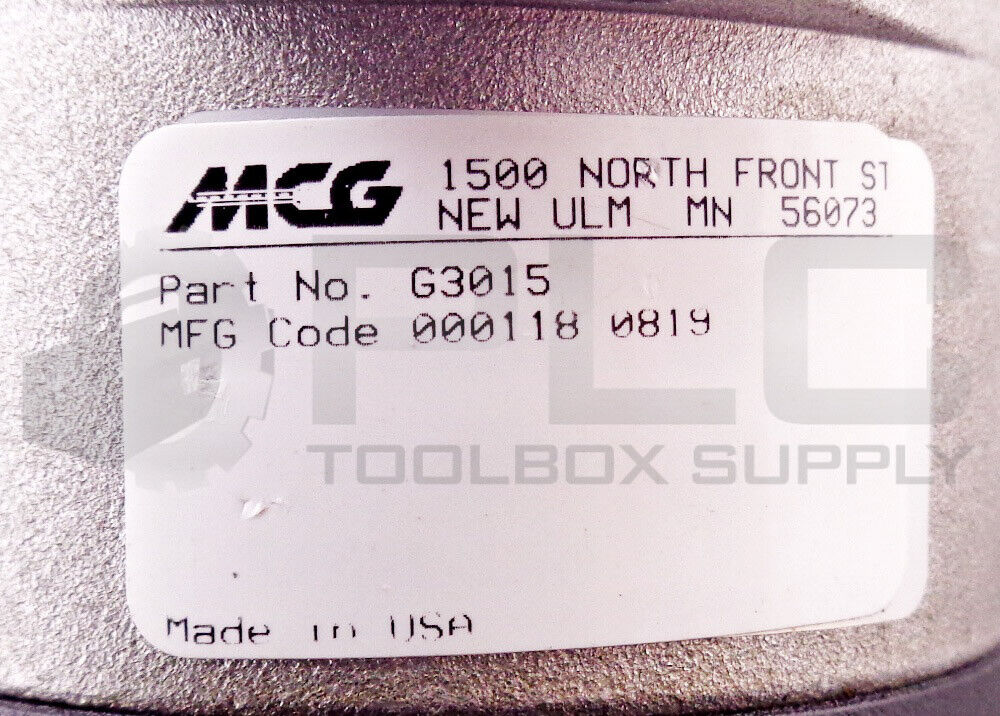 NEW MCG G3015 PLANETARY GEARHEAD - PLC Toolbox Supply