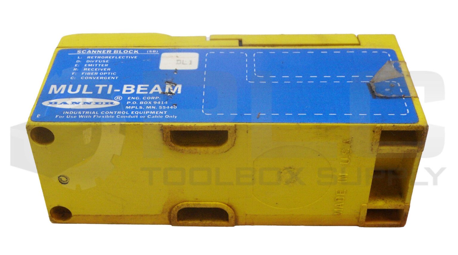 BANNER DL1 MULTIBEAM PHOTOELECTRIC SENSOR - PLC Toolbox Supply