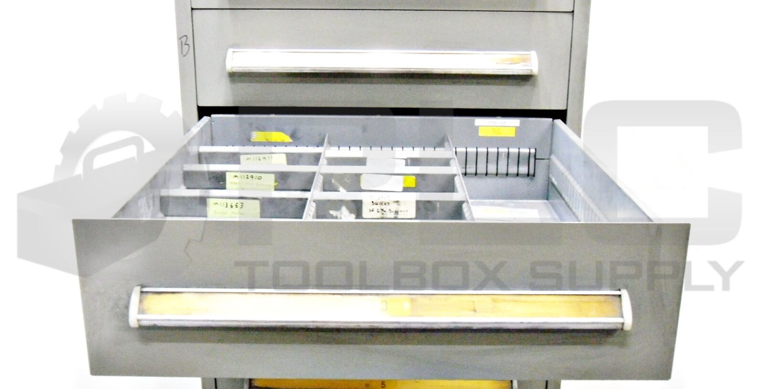 INDUSTRIAL STORAGE CABINET TOOLBOX 6 DRAWERS, H: 59" W: 30" D: 28.5 ...