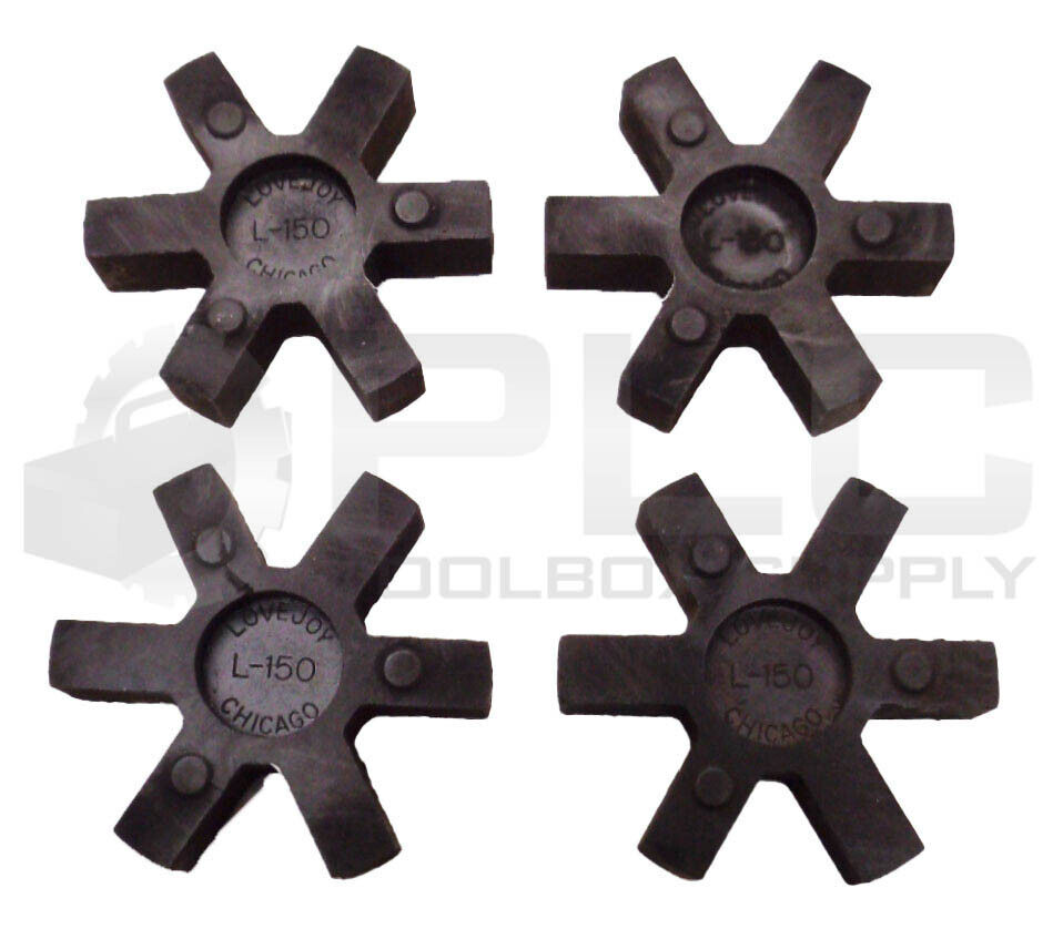 LOT OF 4 NEW LOVEJOY L-150 SPIDER INSERTS - PLC Toolbox Supply