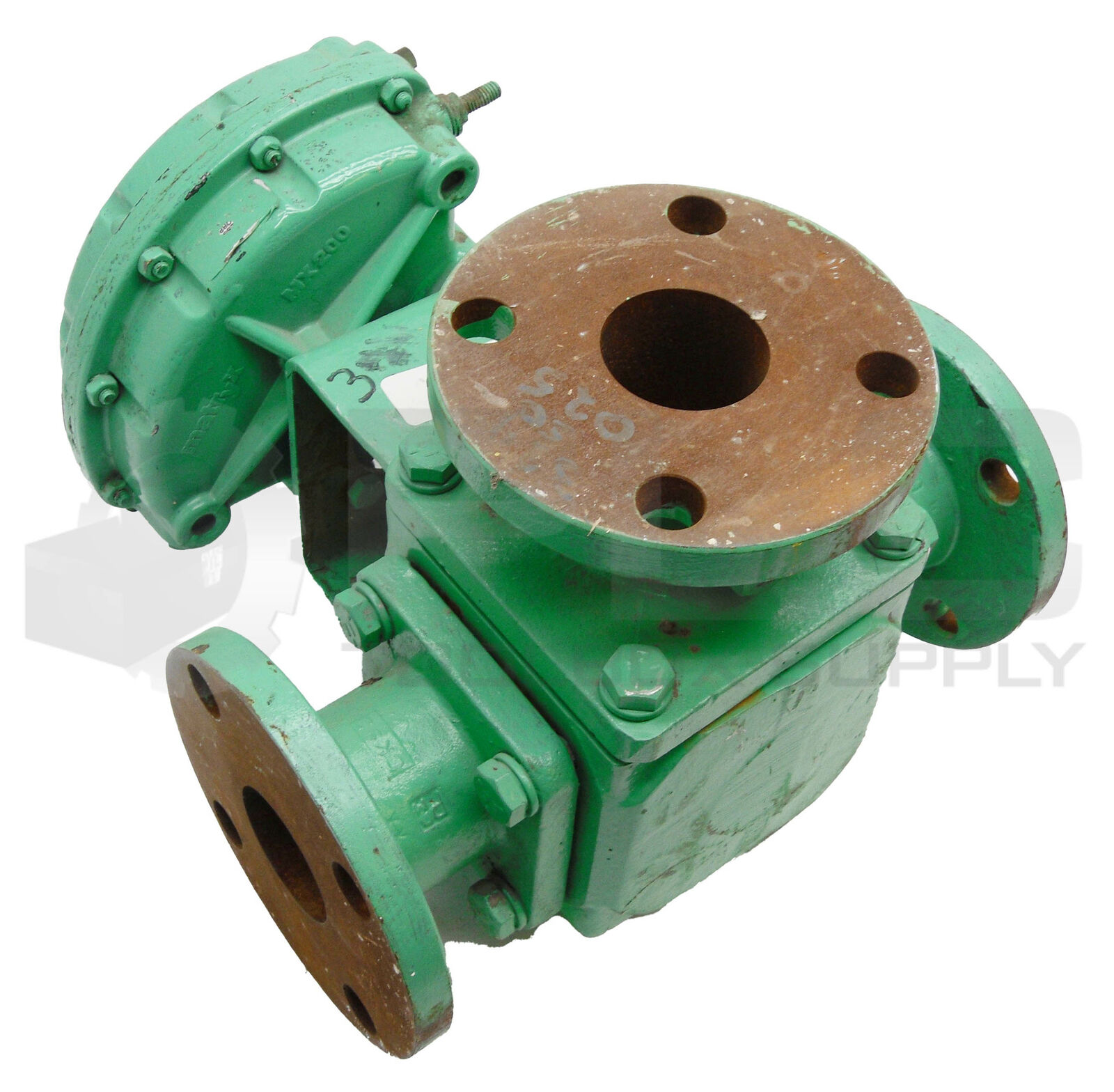 MATRYX MX200 ACTUATOR W/ 4-WAY VALVE 2" PORTS CAST IRON BODY - PLC ...