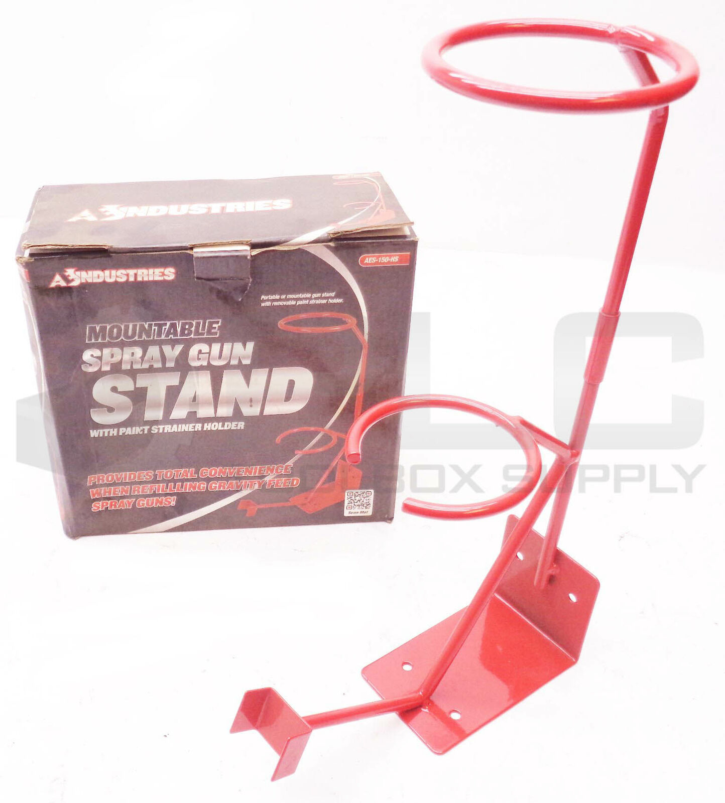 NEW AES INDUSTRIES AES-150-HS MOUNTABLE SPRAY GUN STAND W/ PAINT ...