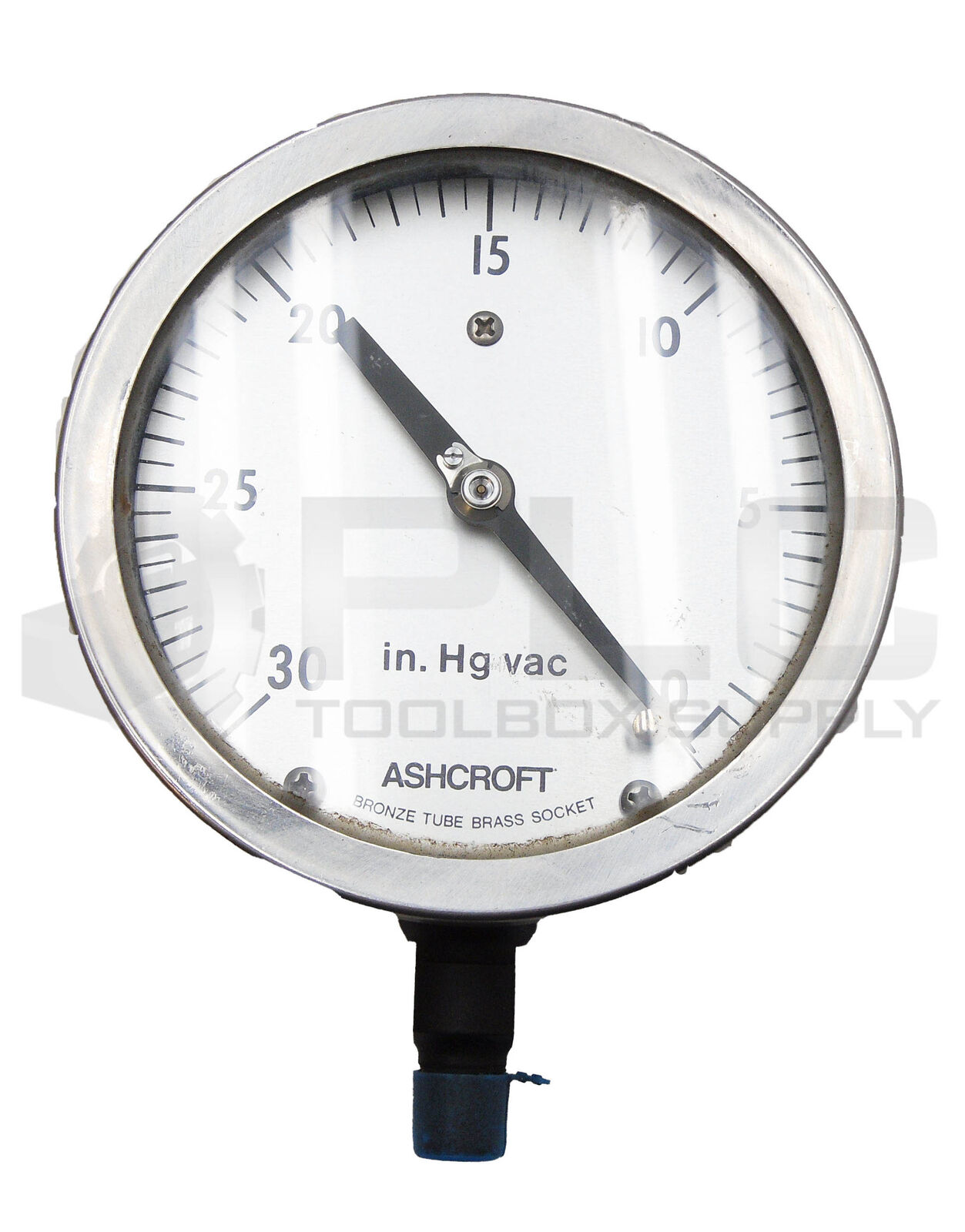 NEW ASHCROFT 250-2362-B 19 PRESSURE GAUGE 0-30 IN. HG VAC - PLC Toolbox Supply
