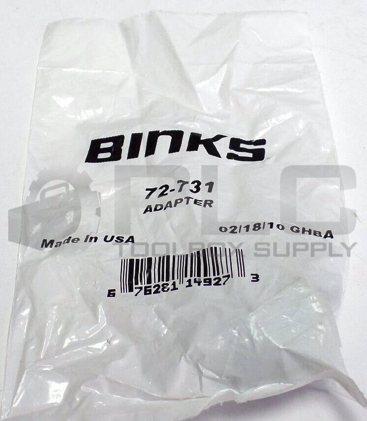 NEW BINKS 72-731 ADAPTER - PLC Toolbox Supply